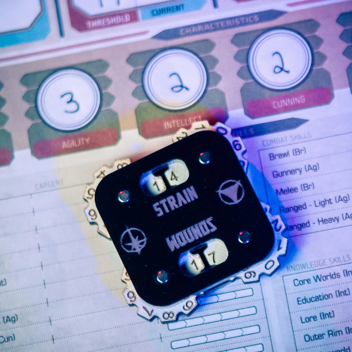 Wound and Strain Tracker for Star Wars RPG – J15 Games